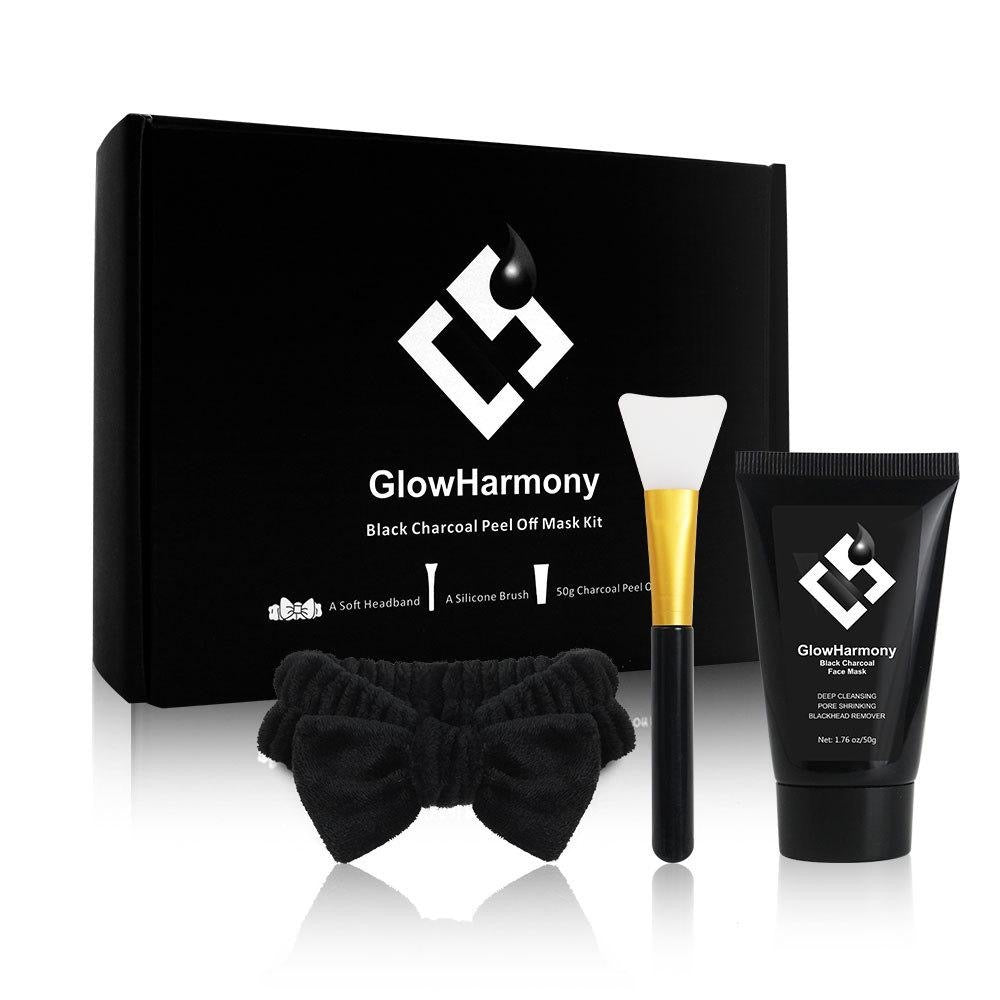 GlowHarmony Charcoal Peel-Off Mask Deluxe Box – Glow Harmony